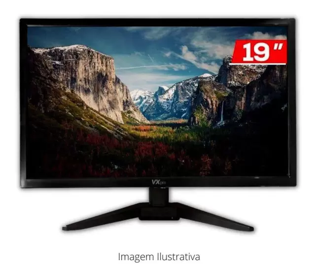 Monitor Led 19" Vx Pro Vx190z Hdmi/vga 16:10 Preto