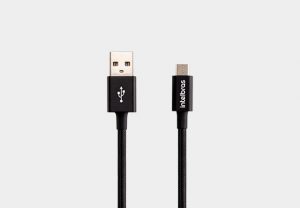 Cabo Usb X Micro Usb 1.50m Nylon Preto Euab15np Intelbras