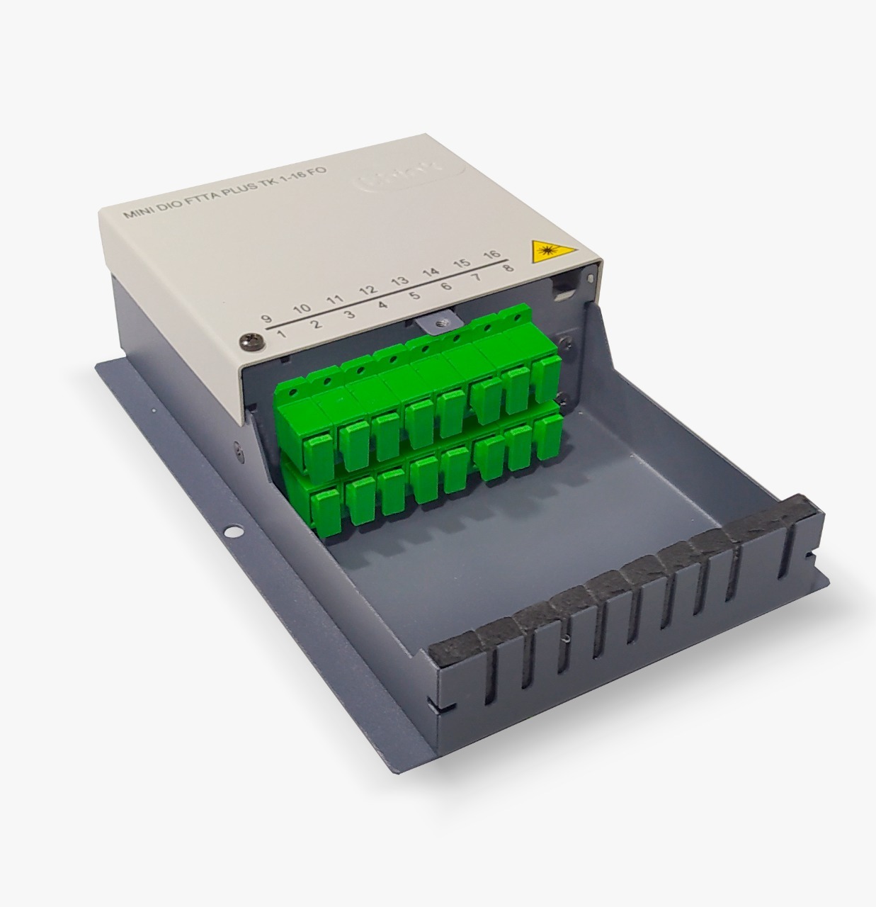 Mini Dio Ftta Plus Tk 1x16 C/16 Adapt E 1 Splitter 1x16 Apc